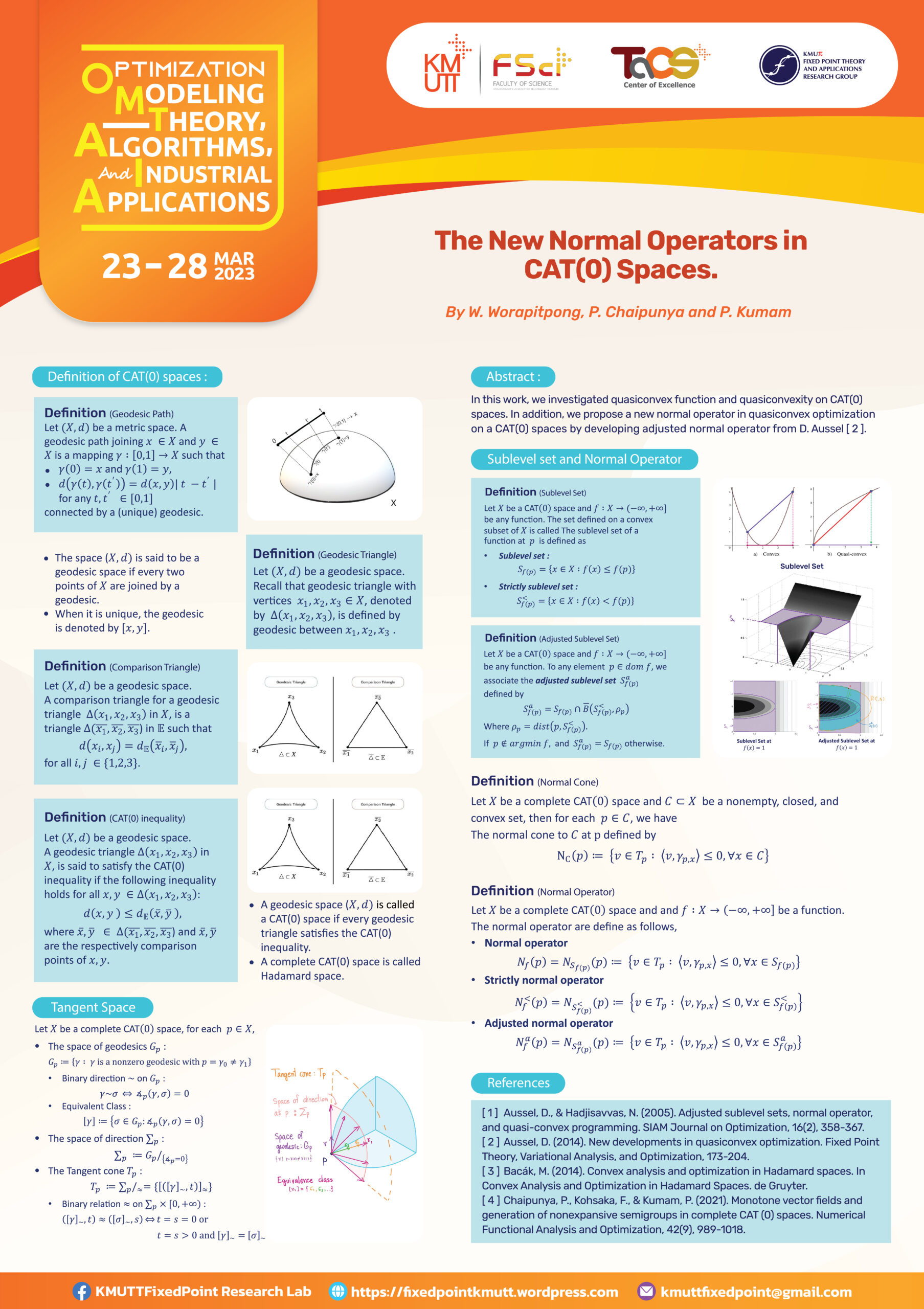 The Workshop “optimization Modeling Theory Algorithms And Industrial Applications” Tacs
