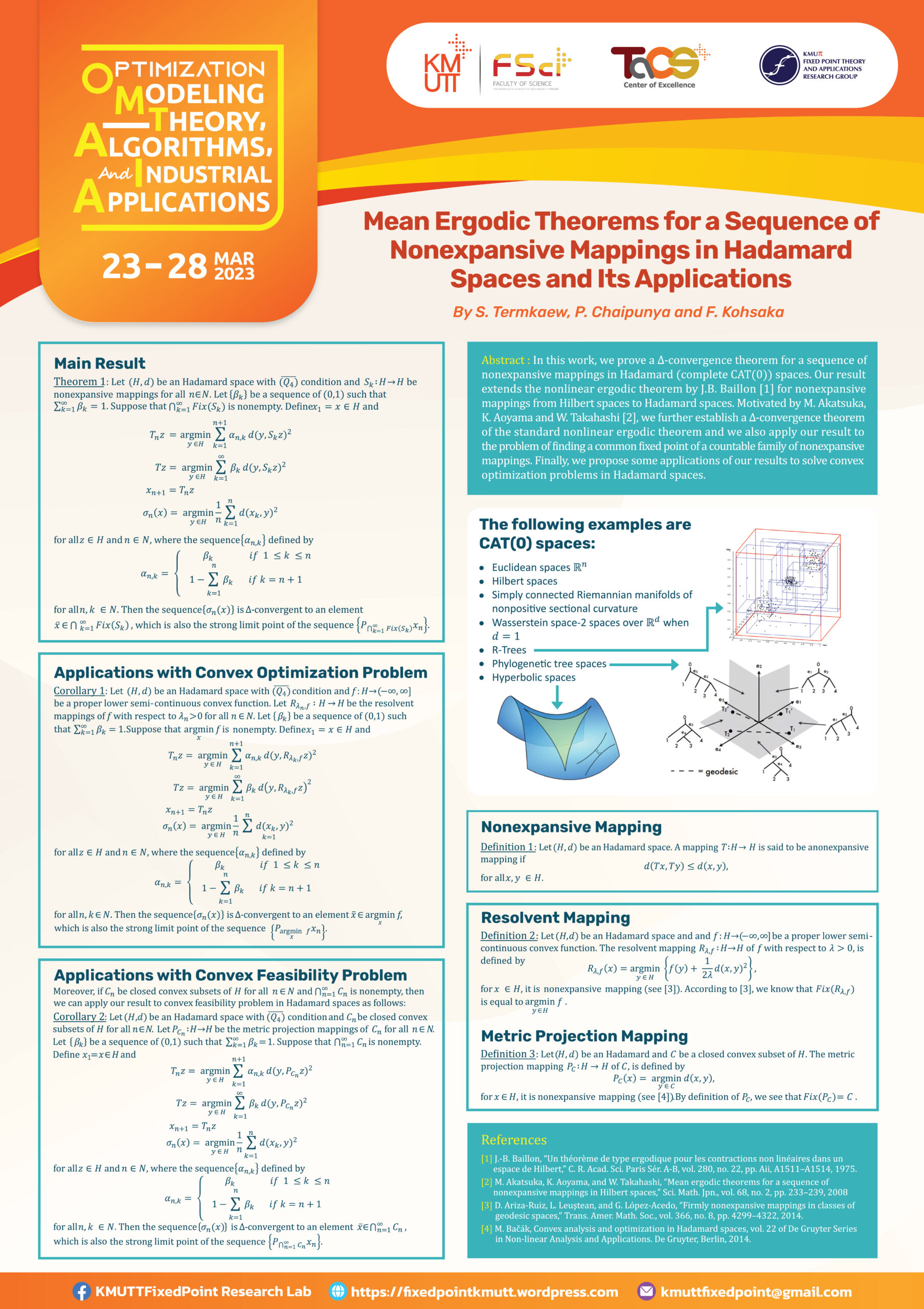 The Workshop “optimization Modeling Theory Algorithms And Industrial 4844