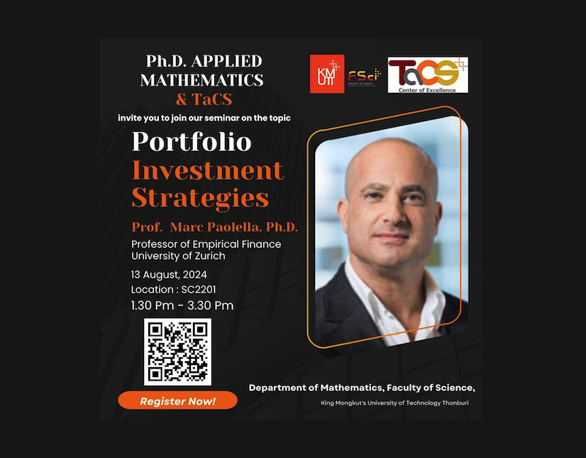 Seminar on the topic: Portfolio Investment Strategies by Prof. Marc ...
